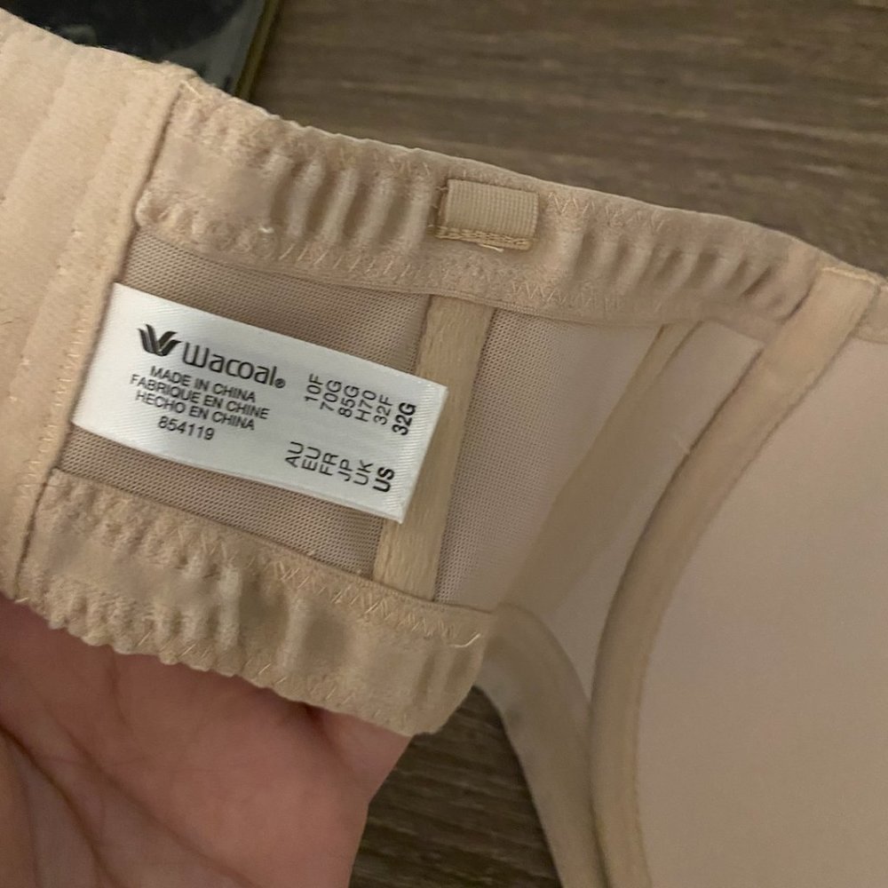 Wacoal Beige 32g Red Carpet Convertible Strapless Bra - Gem